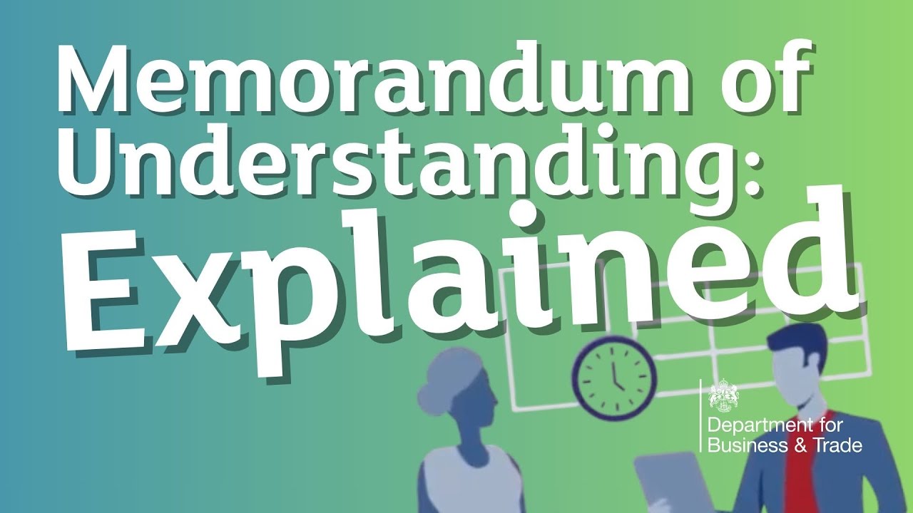 What Is a Memorandum of Understanding (MoU)? | Trade Terms Explained Simply