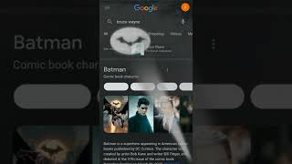 Google Search 'Batman' Easter Egg | Bat Signal | #shorts