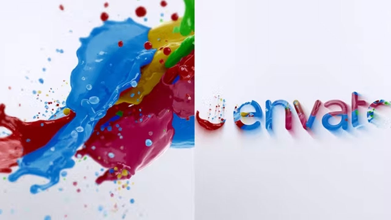 Top 10  Water Color Logo Reveal After Effects Templates