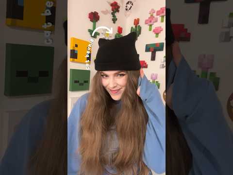 diy cat beanie 🐈⬛
