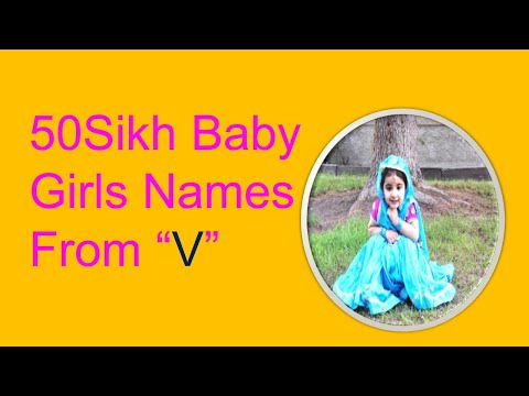 Sikh Baby Girls Names Starting With "V"
