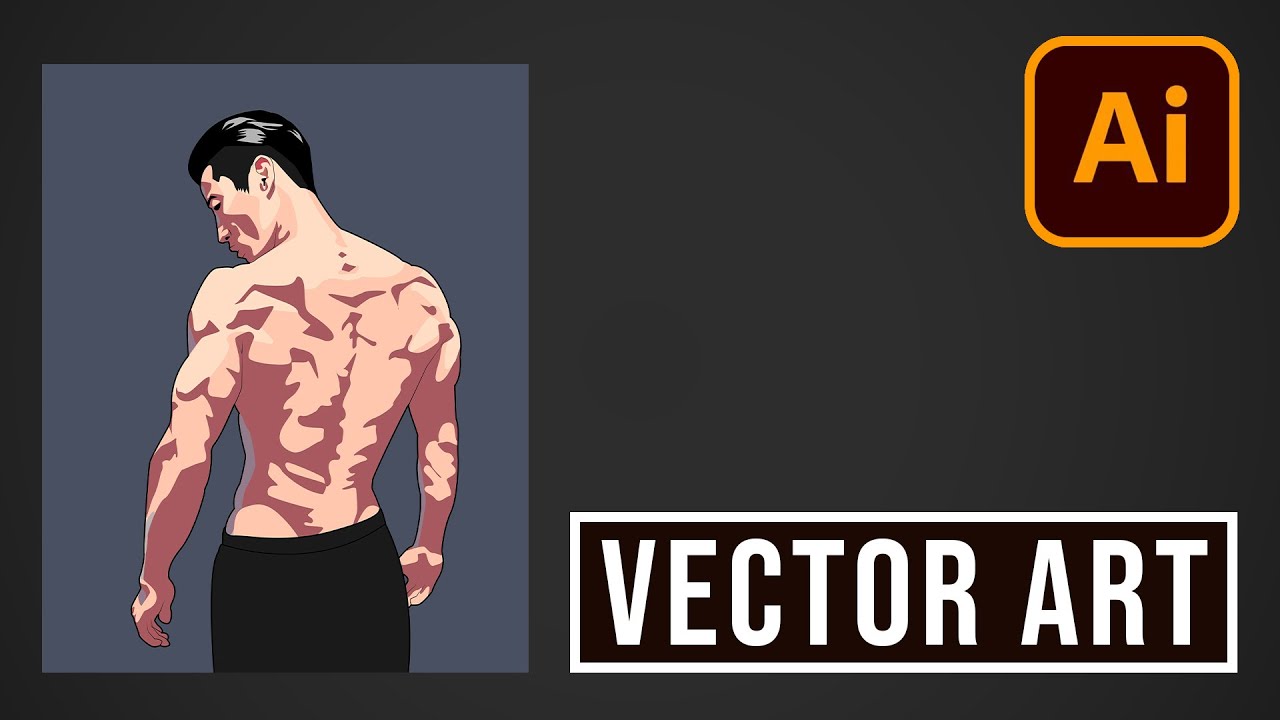 Vector Art drawing process|Portrait|week 8