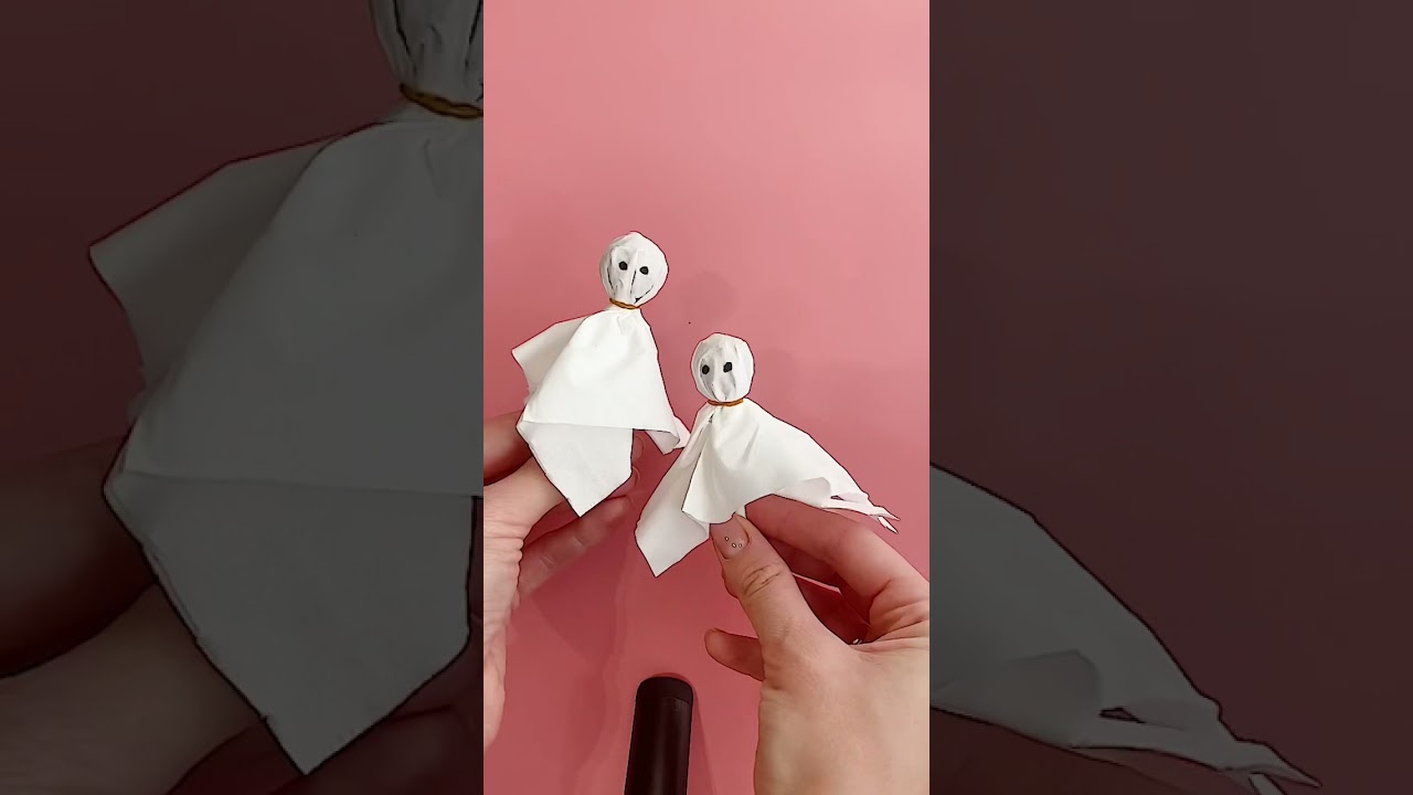 Make a ghost chupa chups 👻 halloween 🎃 #shorts