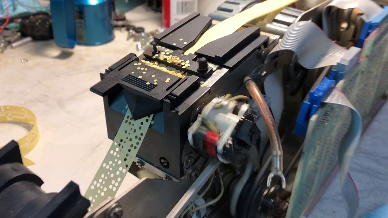 Teletype Model 42 Paper Tape Unit - Demo