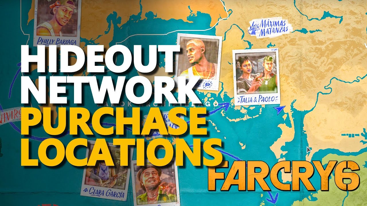 Hideout Network Far Cry 6 Purchase Locations