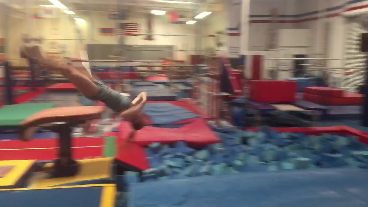 Sarah Clark Gymnastics | Front Double Twist | Level 10 E-Skill | Floor UPGRADES!
