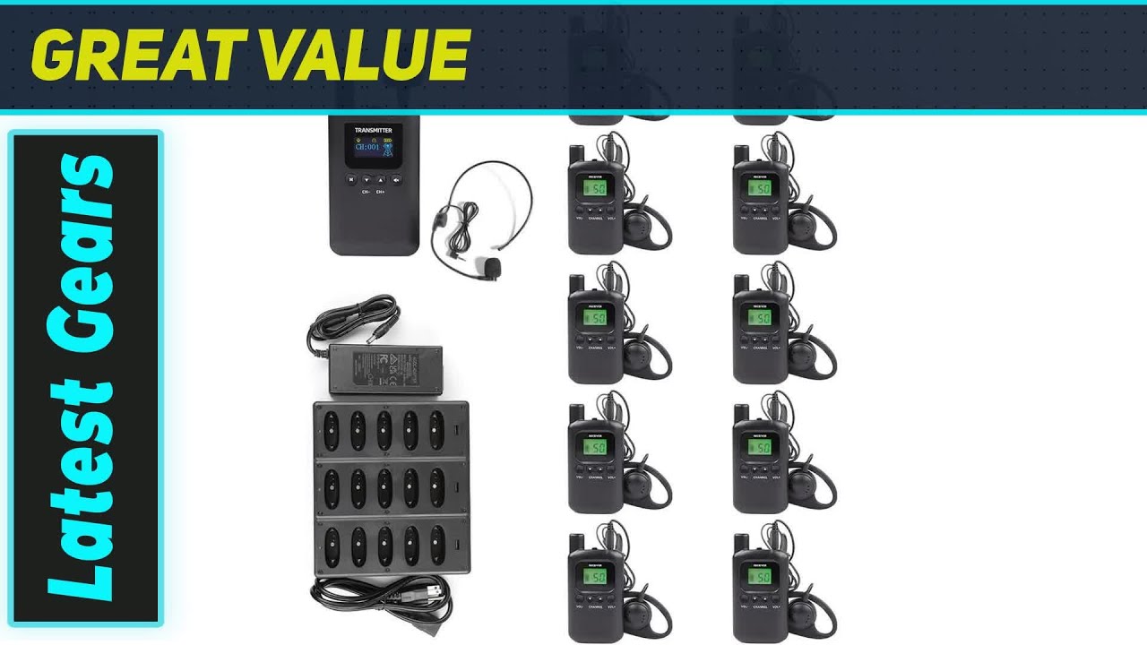 Best AGJ Wireless Tour Guide System for Tours and Events