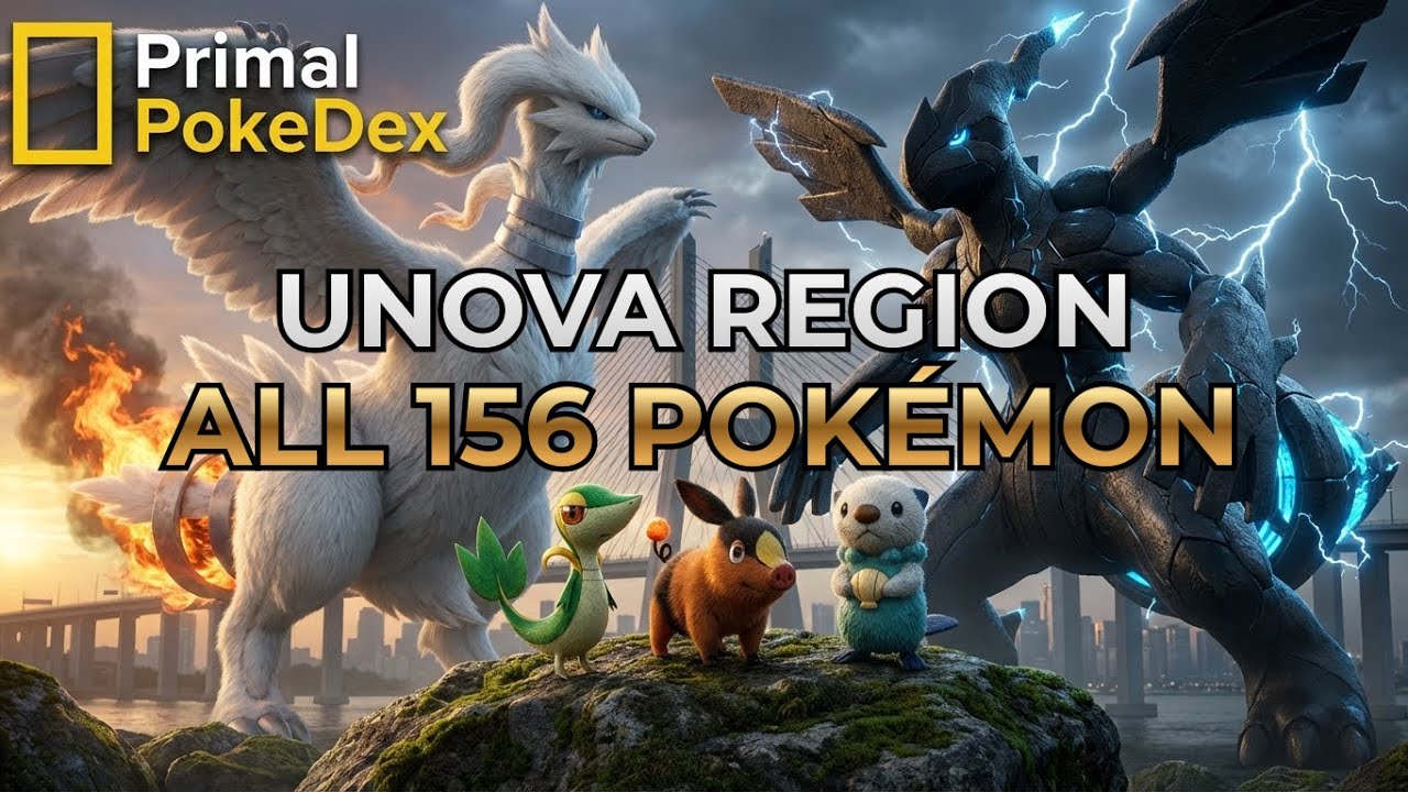 Real Life Pokémon: The Complete Unova Pokedex (Gen 5) - All 156 Species! (AI Reimagined)