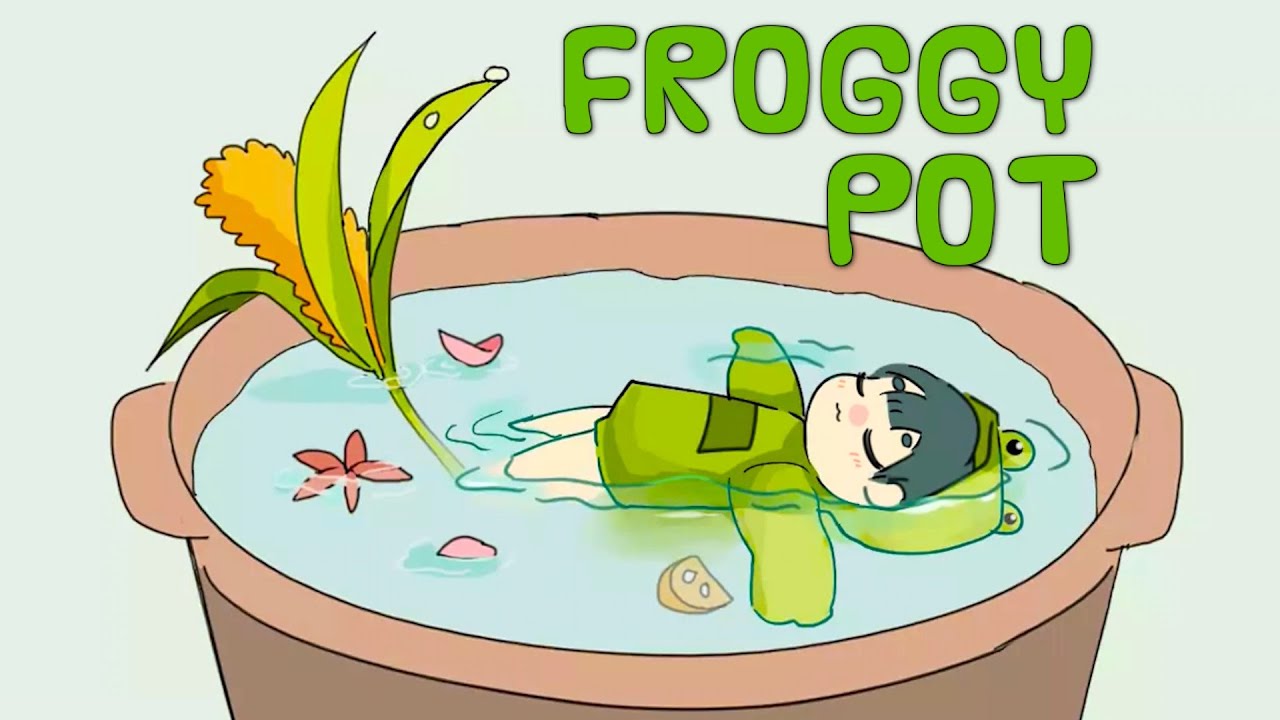 Froggy Pot - Coax Froggy Out of a Cooking Pot Before He Boils Alive in this Poignant Little Game