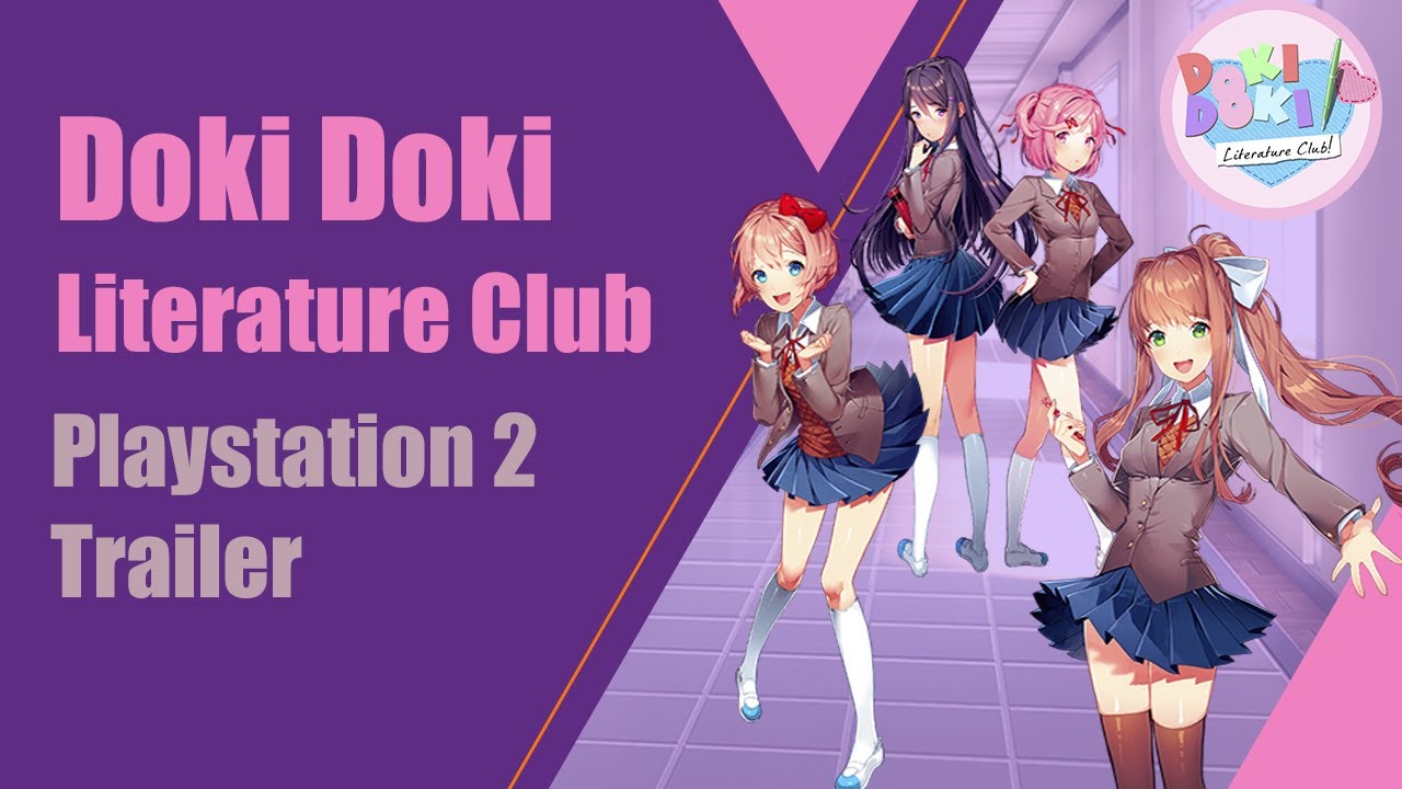 Doki Doki Literature Club PS2 Trailer