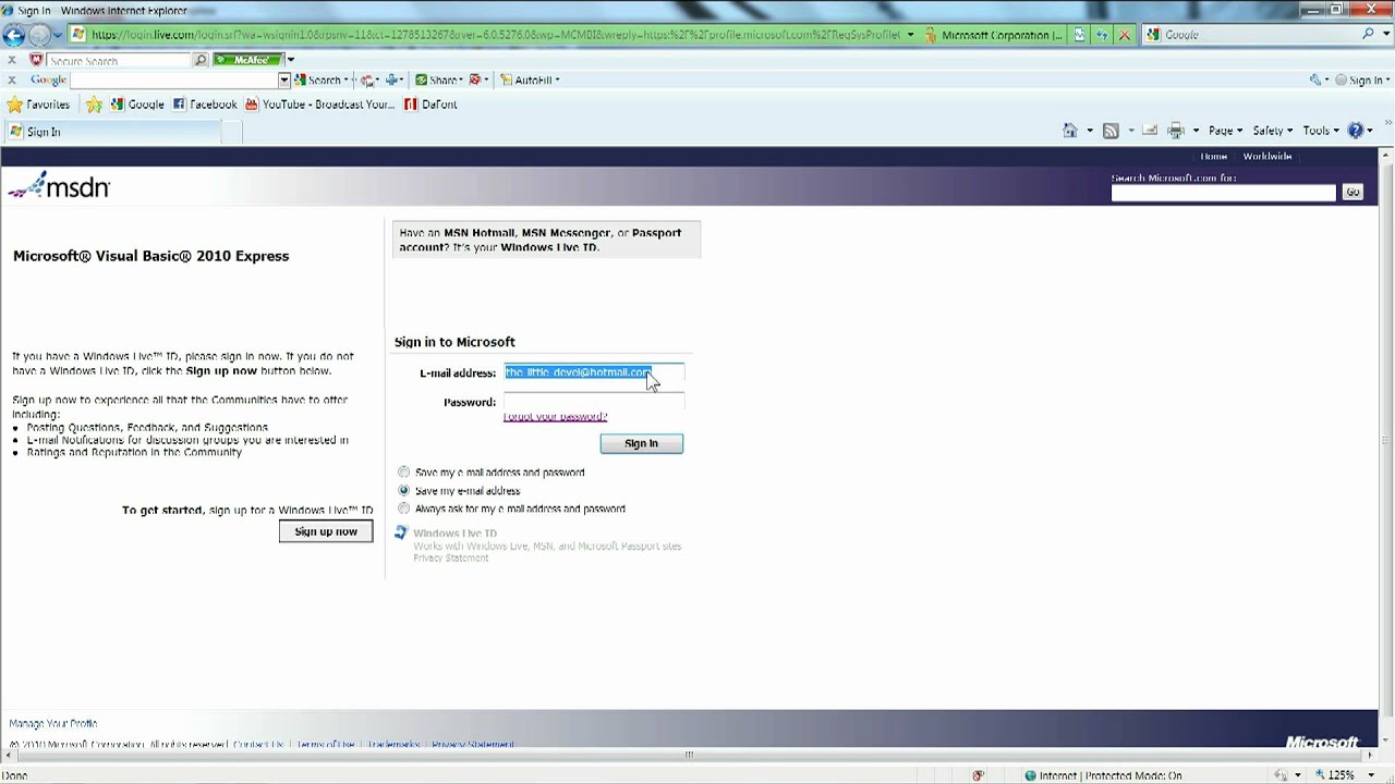 VB 2010 - How to install and register
