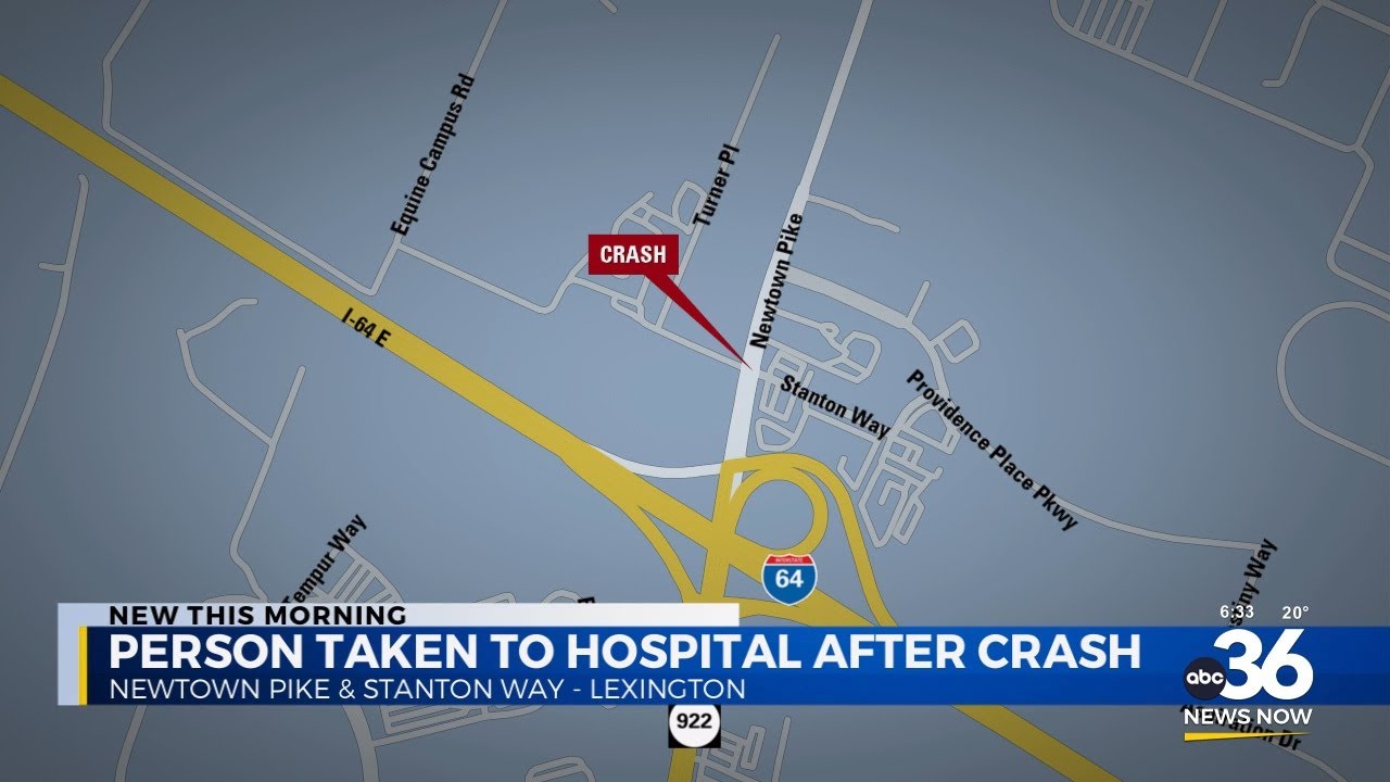 Overnight crash sends one to hospital