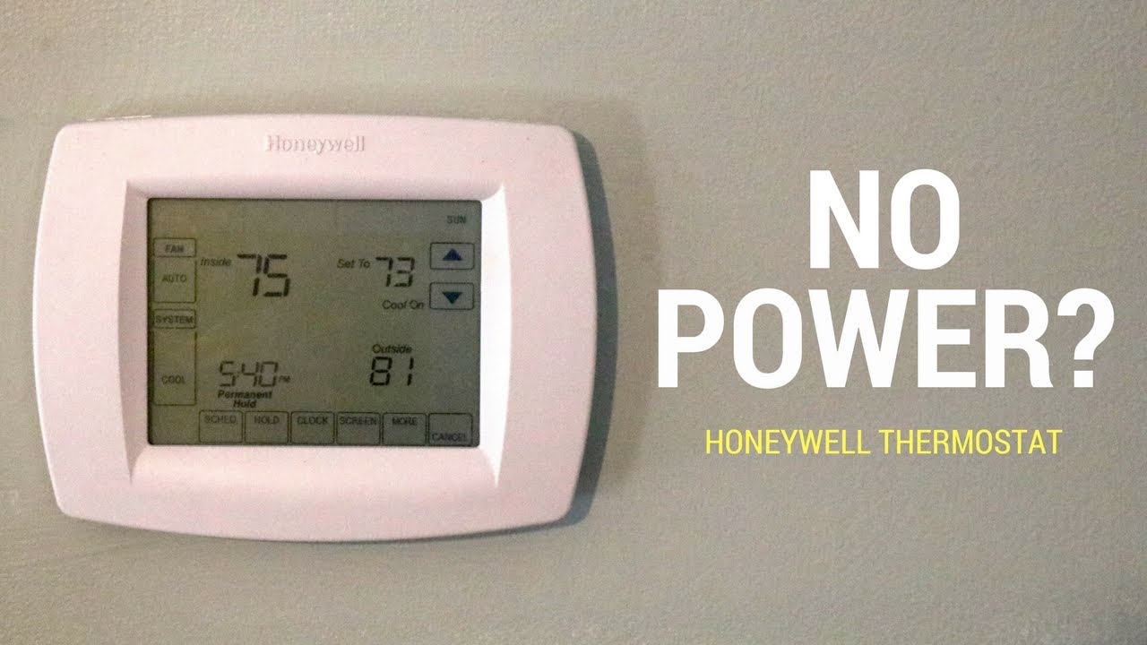 No power to Honeywell thermostat? Here's a fix.