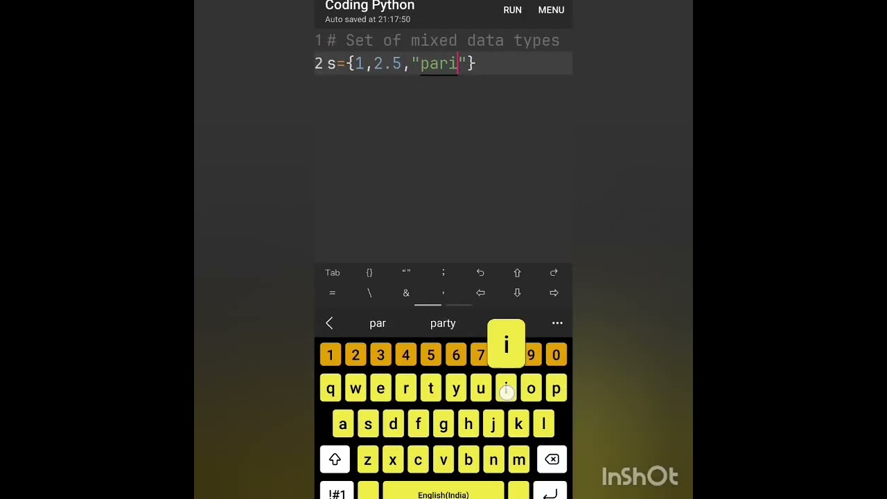 set in Python #coding #python#python #computerlanguage #programminglanguage