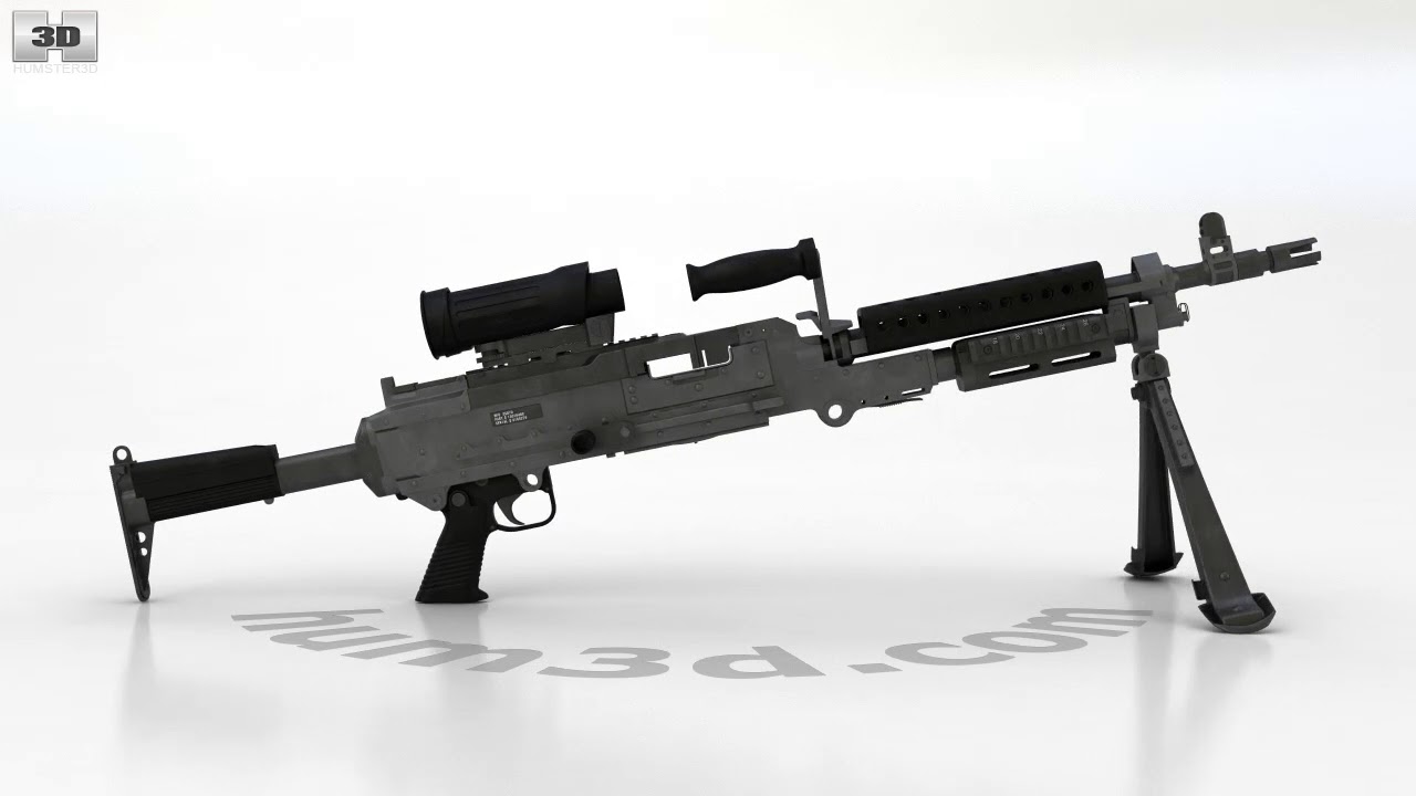 FN M240L 3D model by 3DModels.org