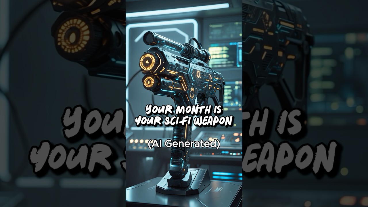 AI draws Your Weapon Your Sci-Fi Weapon 🌌#viral