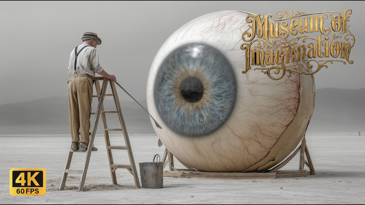 Steampunk Sculpture Art Exhibit: AI Short Film, AI Art Video, Bizarre Machines Art Work, 4K