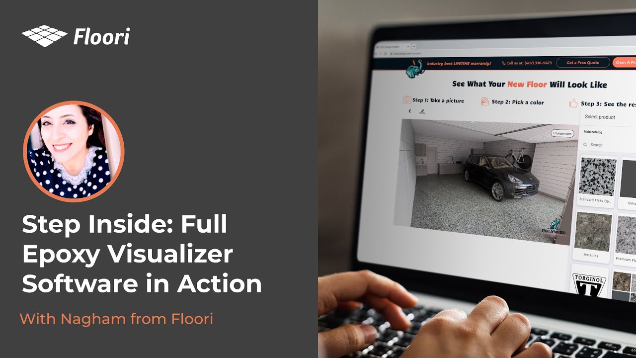 Floori Visualizer for Epoxy & Concrete LP US checkout link - Floori