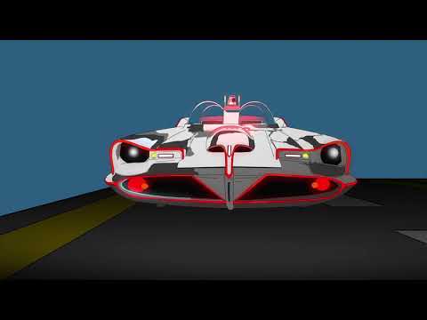 Batmobile 2D animation test | mattkprovideo