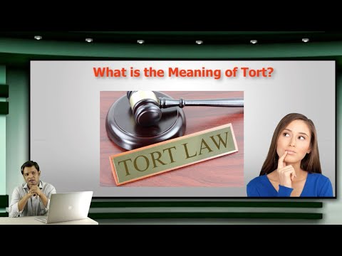 What is the Meaning of Tort Law?