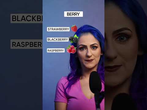Words ending in "BERRY" in English!!