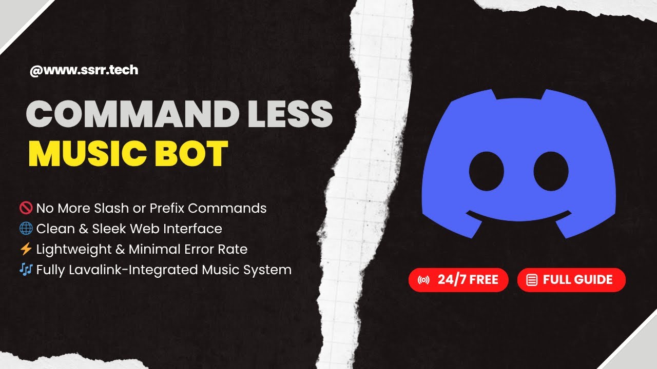 COMMAND LESS Discord Music Bot 2025: Full Guide & Setup (No Commands!)