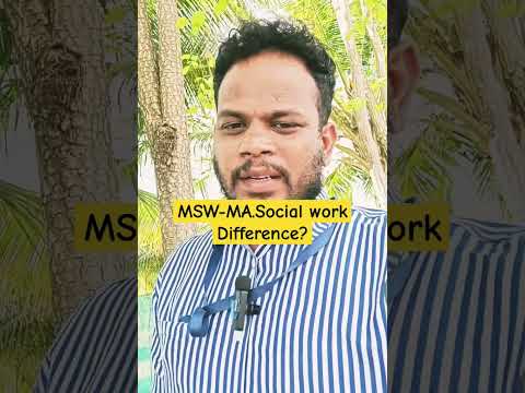 Difference Between MSW & MA. Social Work? #MSW #MSW Course. #MSW Jobs
