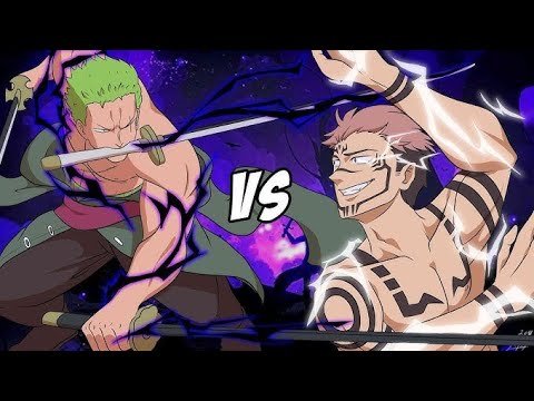 Zoro vs Sukuna 🔥 Who Wins in a Real Battle? | Power Levels Compared #anime