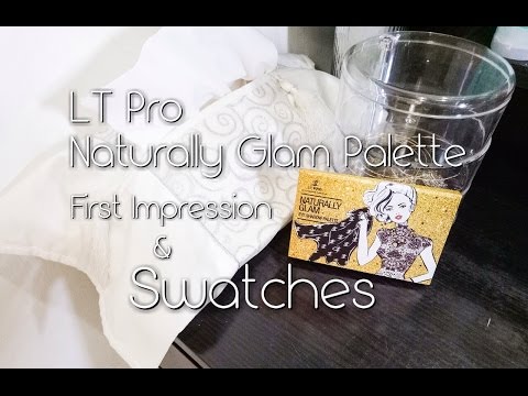 LT Pro Naturally Glam Palette Swatches + First Impression | Cikal Ananda
