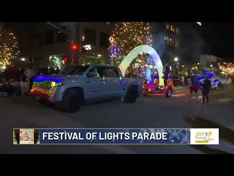 Pikes Peak Pride Marching in 2024 Festival of Lights Parade