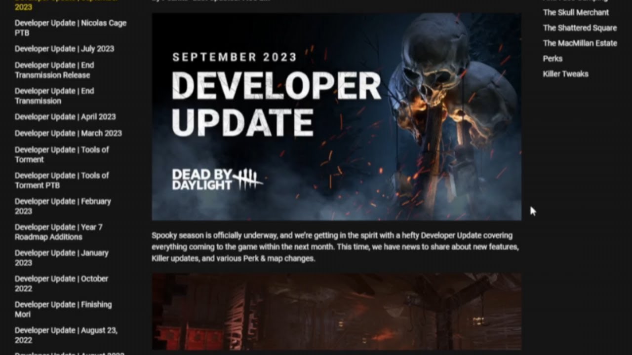 Developer Update September 2023: What a Mess!