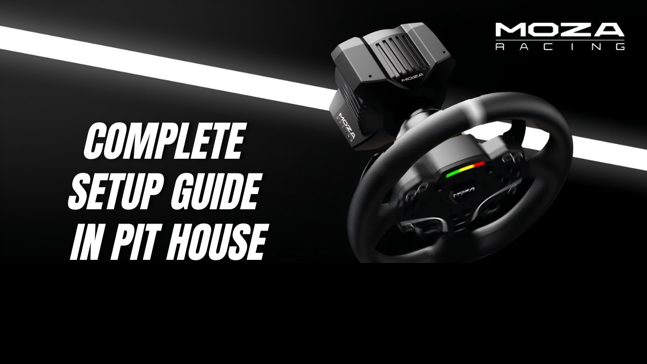 Easy MOZA R3 Bundle Setup in Pit House | MOZA Racing tutorials
