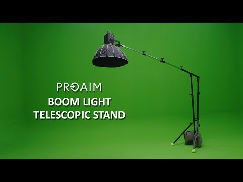 Proaim Telescopic Overhead Boom Light Stand for Photography - Adapts Uneven Surface | Review