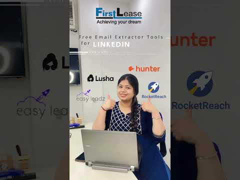 Free Email Extractor tools for LinkedIn !! #ytshorts #yt #firstlease #commercialrealestate #trending