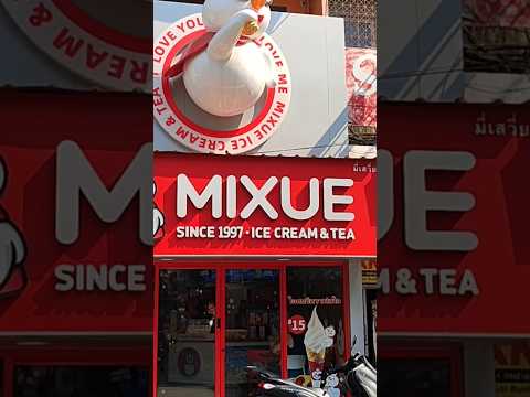 Mixue Bingcheng ice cream 🍨 Thailand Pattaya #pattaya #itsmylifephilippines #travel #food #teamwork