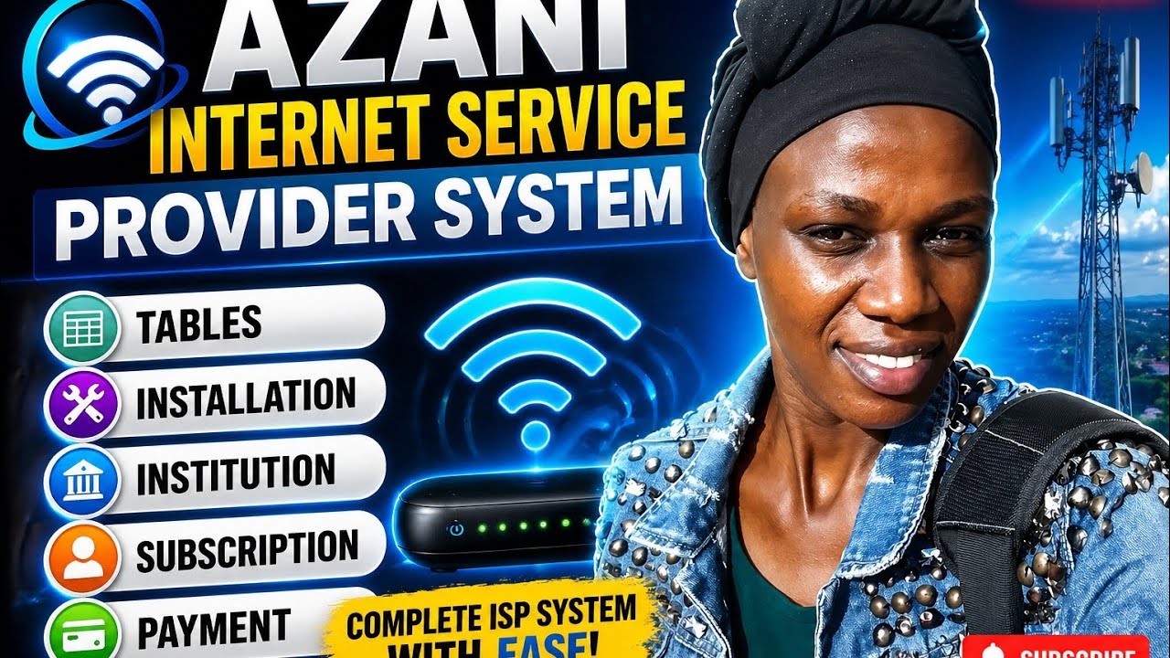 AZANI INTERNET SERVICE PROVIDER SYSTEM Tables #KCSE2026  