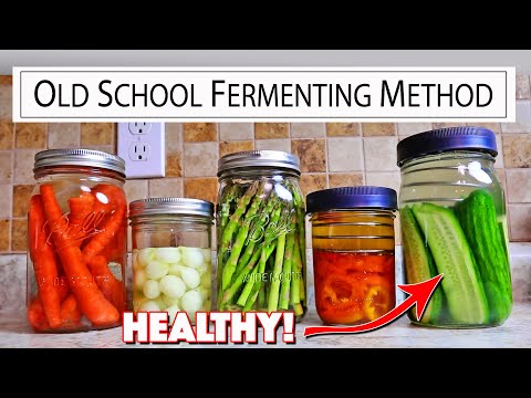 Lacto Ferment Vegetables! Old School Way Of Preserving Food