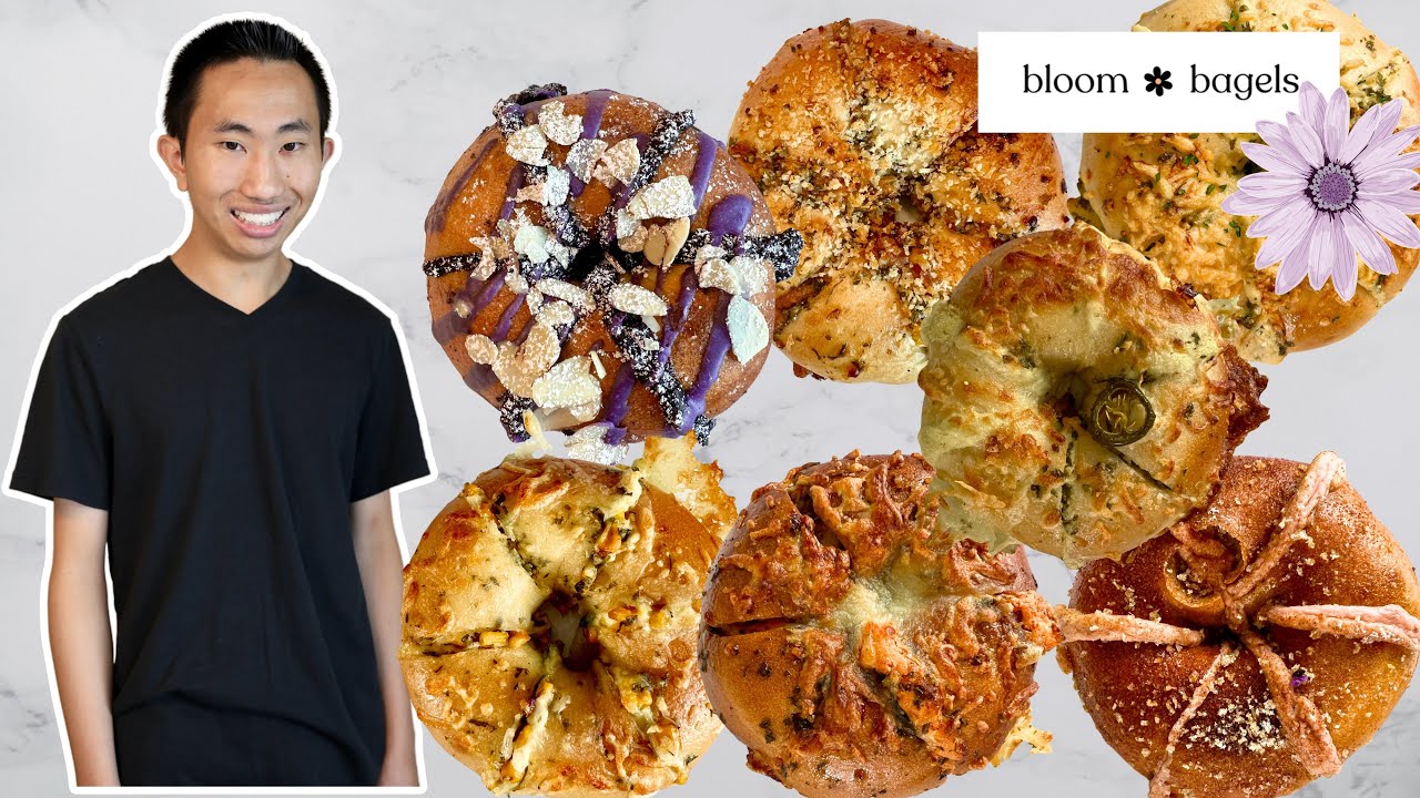 VIRAL Bagels At The Bay Area's Most Popular Bagel Shop | Bloom Bagels!!!