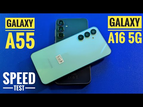 Samsung Galaxy A55 VS A16 5G SPEED TEST