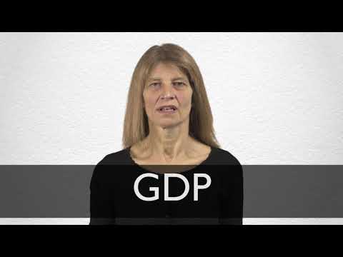 How to pronounce GDP in British English