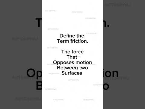 Define the term friction | friction definition | Physics terms #physics