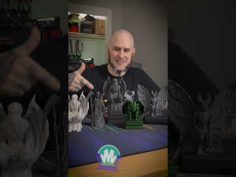 🗿 Mothman - Desk Statue - Fabled Creatures 03・ STL File for 3D printing ...