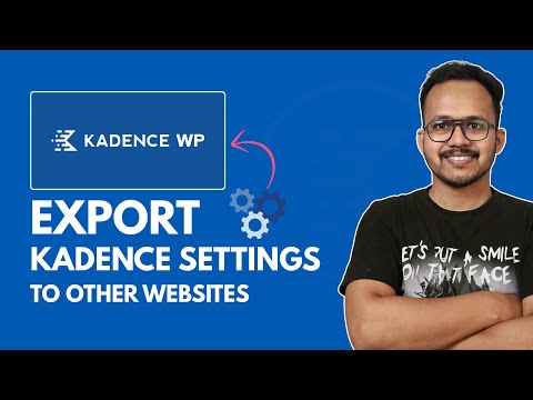 How to Export Kadence Theme Customizer Settings