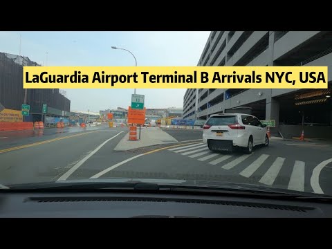 LaGuardia Airport Terminal B Arrivals NYC, USA