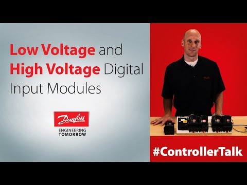 Using Danfoss low / high voltage digital input modules | Technical support for supermarket controls
