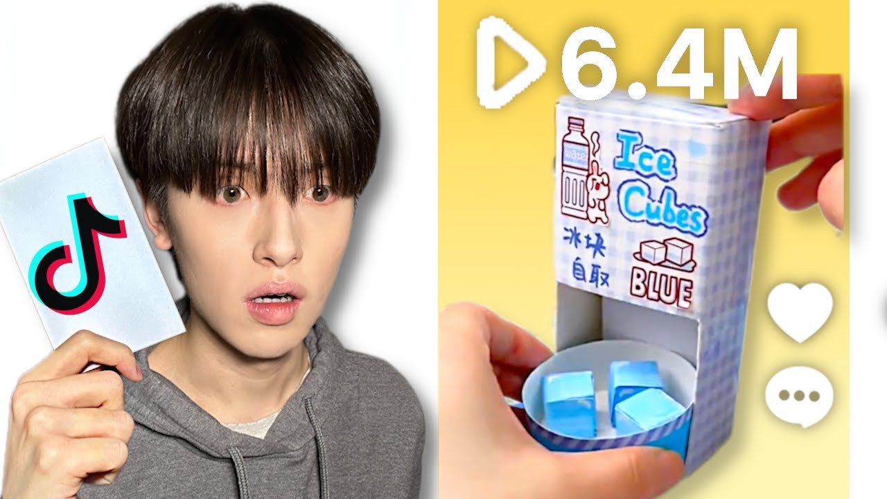 I tried viral tiktok papercraft tutorials...