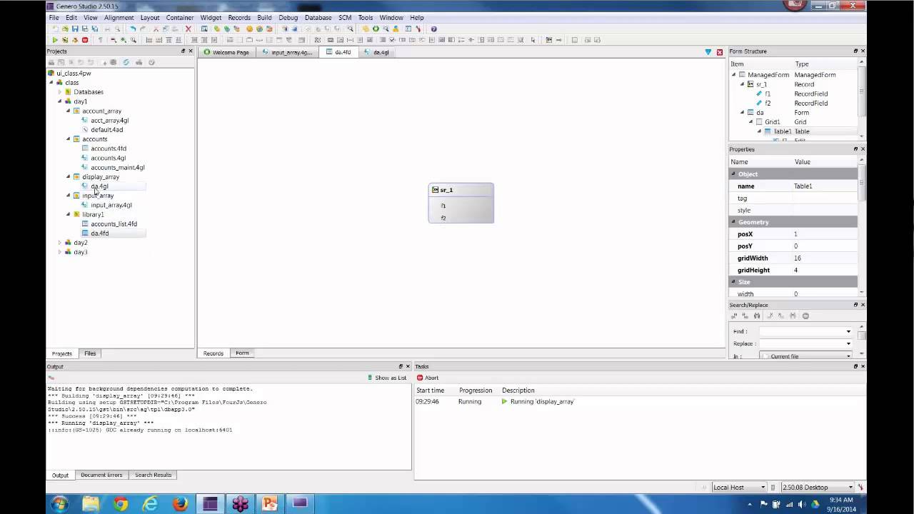 Module 2: Editable Display Array