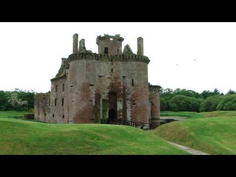 SCOTLAND: Castles and Lochs (Part 1) Comlongon, Caerlaverock, Treave, Cardoness and Kennedy Castles.