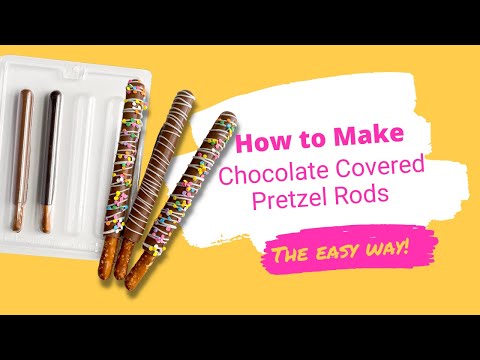 How to make chocolate covered pretzels the easy way