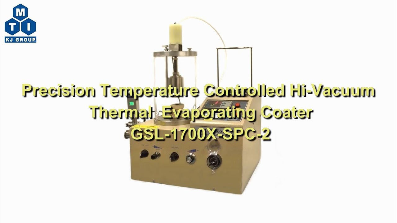 GSL-1700X-SPC-2 -- Precision Temperature Controlled Hi-Vacuum Thermal Evaporating Coater